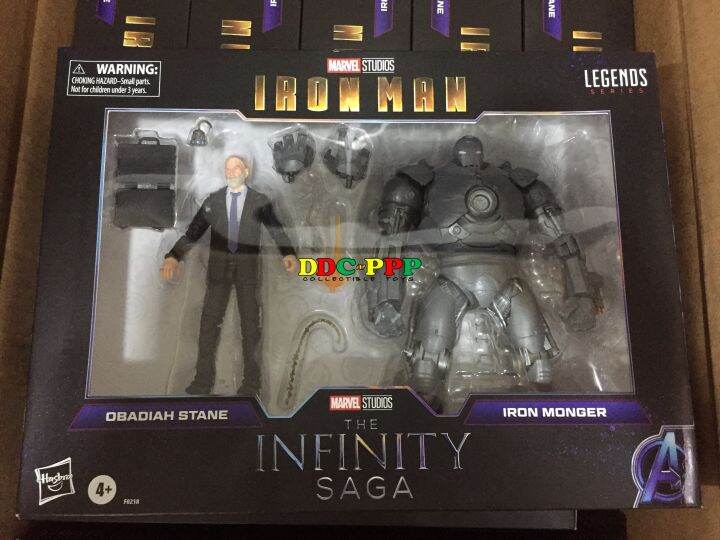 OBADIAH STANE AND IRON MONGER MARVEL LEGENDS INFINITY SAGA ACTION ...