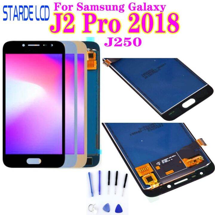 เหมาะสำหรับ Samsung Galaxy J2 Pro 2018 J250 J250F ชิ้นส่วนจอสัมผัสแอล ...