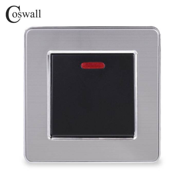 COSWALL 20A Luxury Switch With Neon Indicator High Power Kitchen Water ...