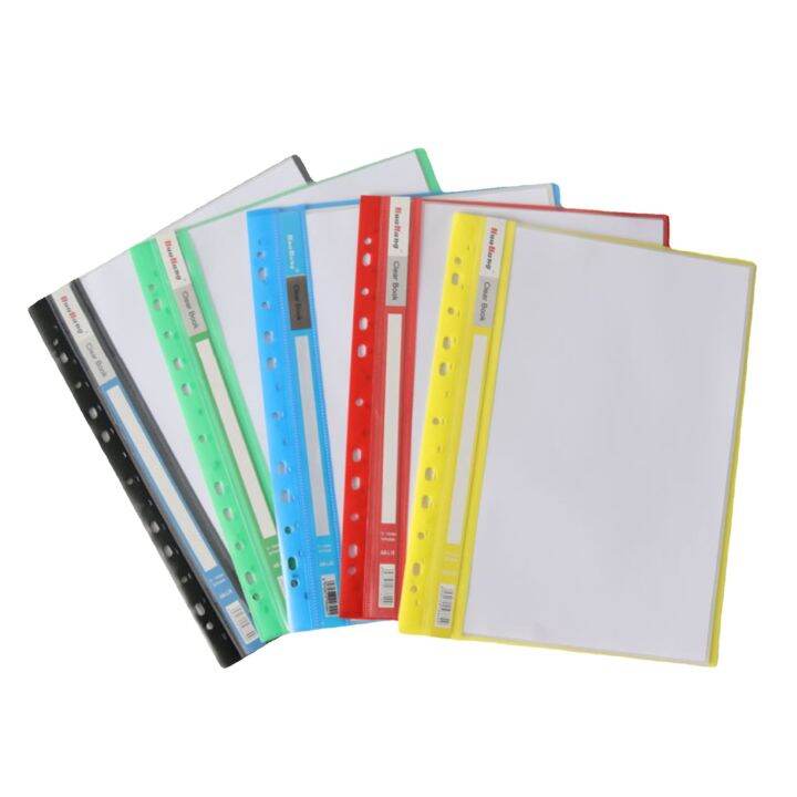 11 Holes A4 Size Transparent File Bag Plastic Page Protector Sheet ...
