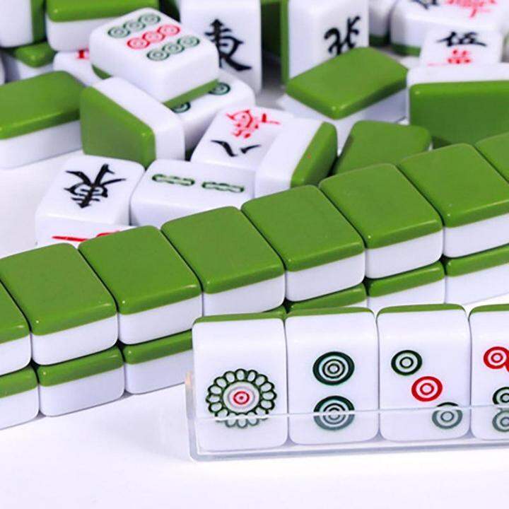 Mini Mahjong 144Pcs/Set Chinese Traditional Mahjong Board Game Family ...