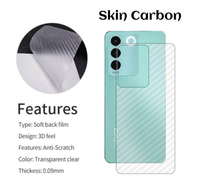 Vivo V27 5G V27 Pro V27e Back Skin Carbon | Lazada Indonesia