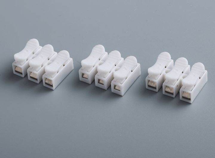 3 Pin Quick connection wire connector Push-type docking LED lamps 3-way ...