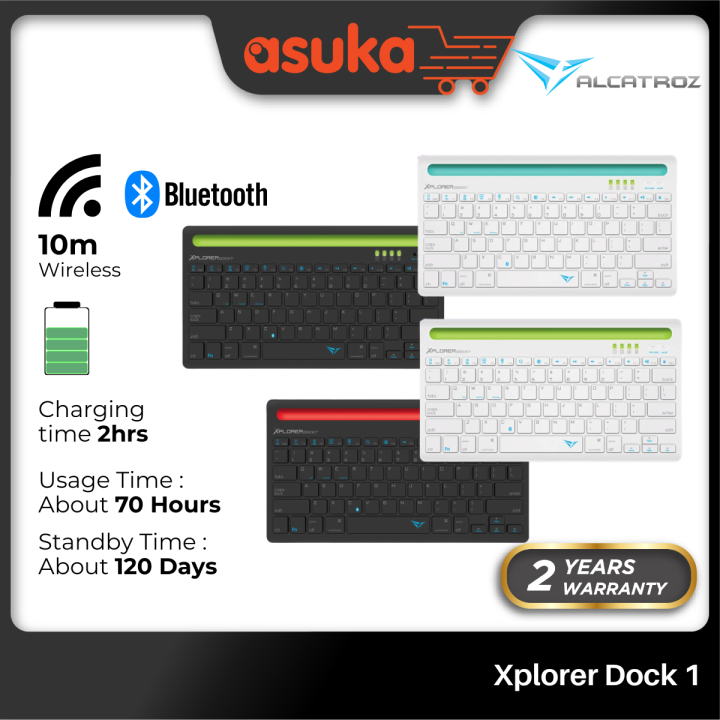 Alcatroz Xplorer Dock 1 Multi-Device Bluetooth Keyboard | Lazada