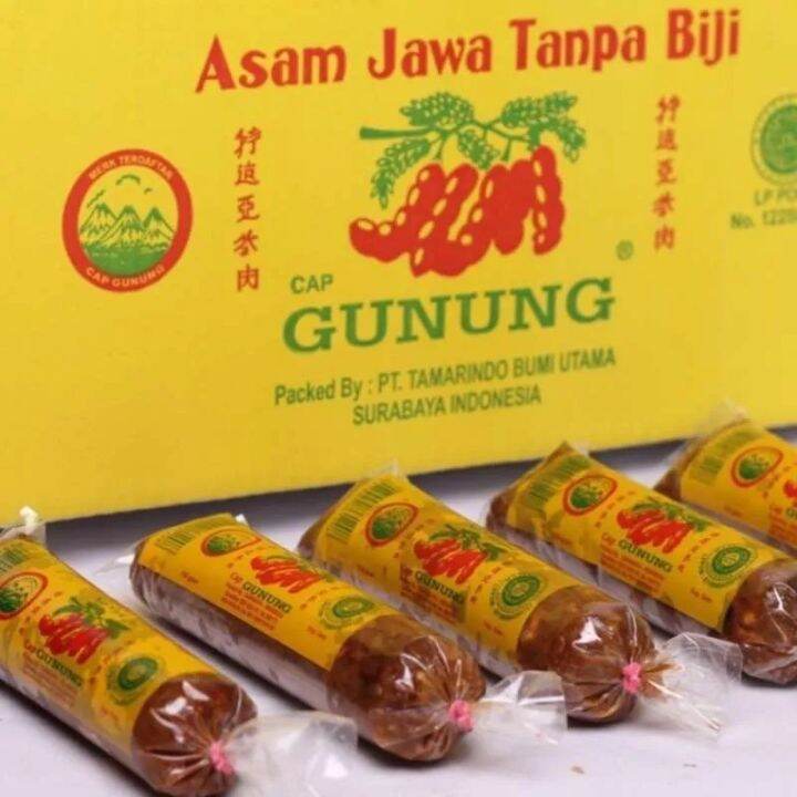 Asam Jawa Tanpa Biji Cap Gunung Asem Jawa 150gr | Lazada Indonesia