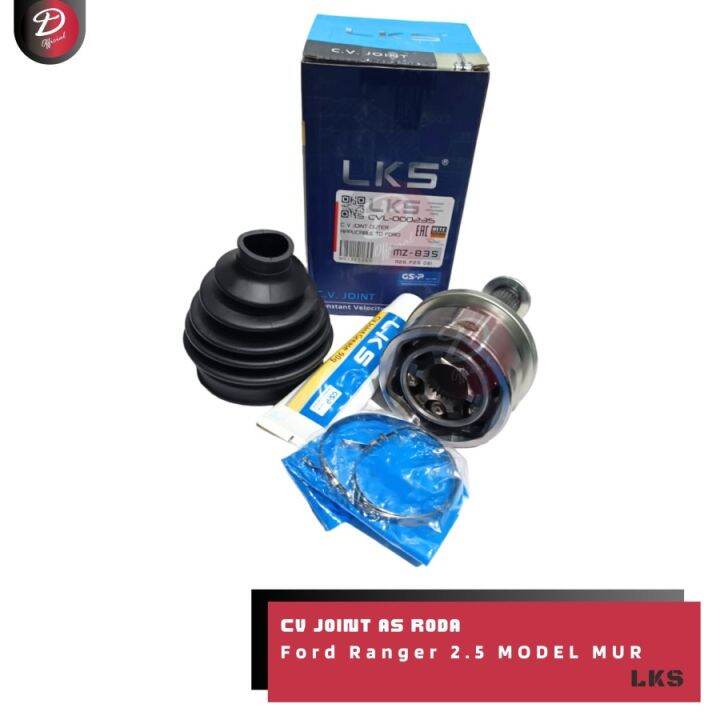 As Roda Luar CV Joint Ford Ranger 2.5 Tahun 2004-2011 Model Mur MZ835 ...