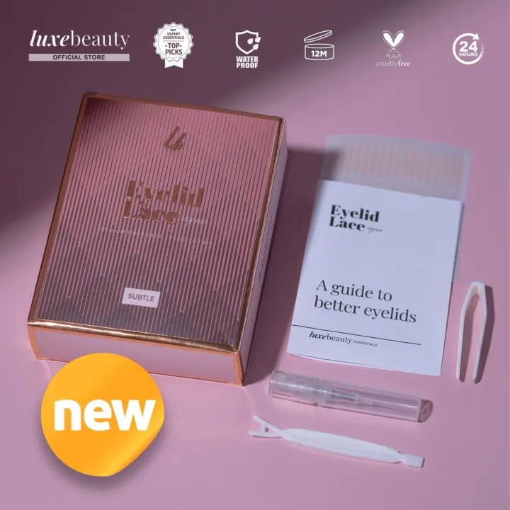 【New】 Eyelid Lace Aqua (Premium Fiber Lace Eyelid Lift Kit) | Lazada PH