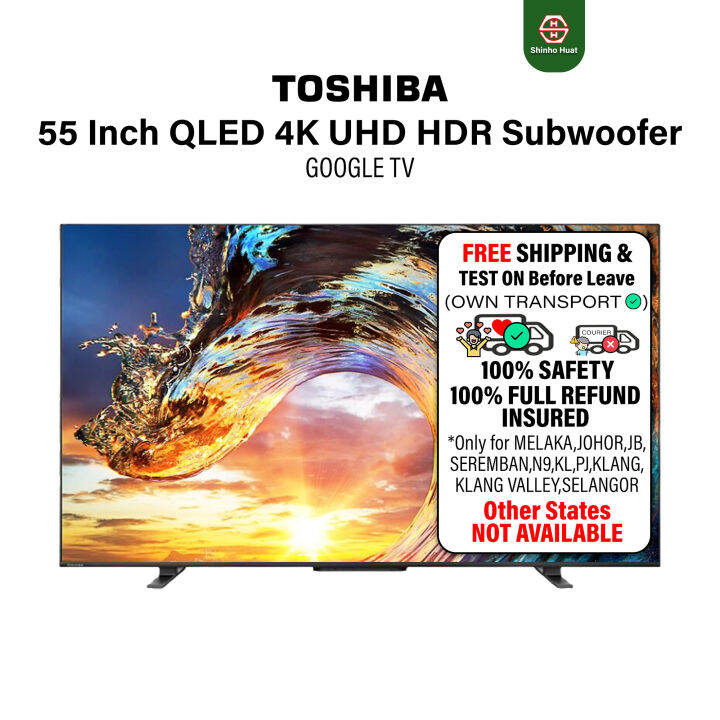 Toshiba 55 Inch QLED TV 4K UHD HDR Google TV 55M550LP | Lazada