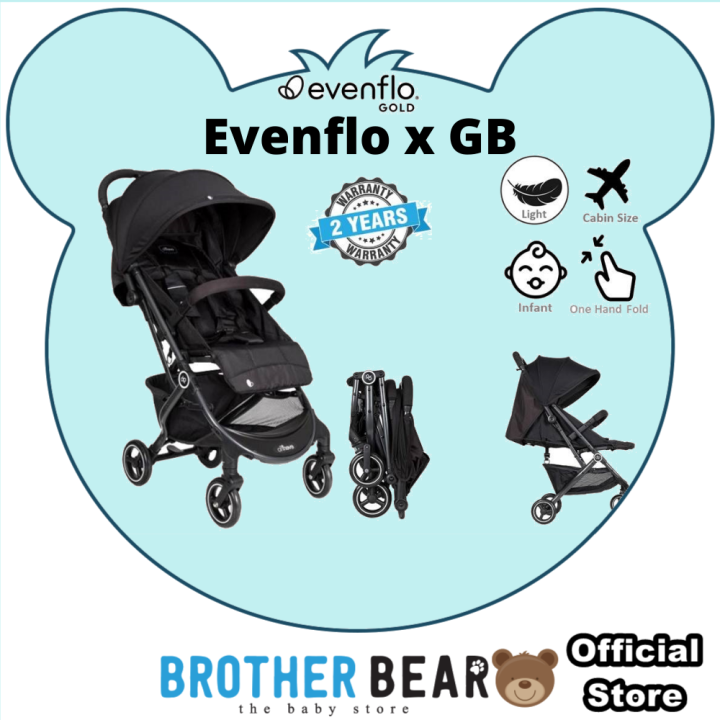 Evenflo x GB Pilot Ultra Light Compact Travel Stroller / Waav Compact Light Weight Stroller ...