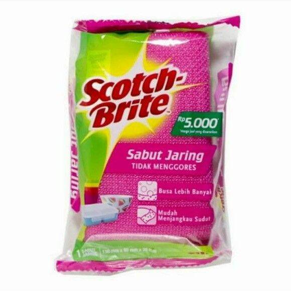 SPONS Scotch-Brite Sabut Spons Cuci Piring stainless steel & Alumunium ...