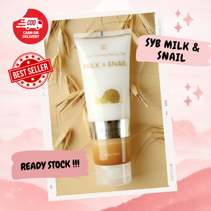 SYB Facial Glowing Peeling Gel Milk and Snail 130ml | Lazada Indonesia
