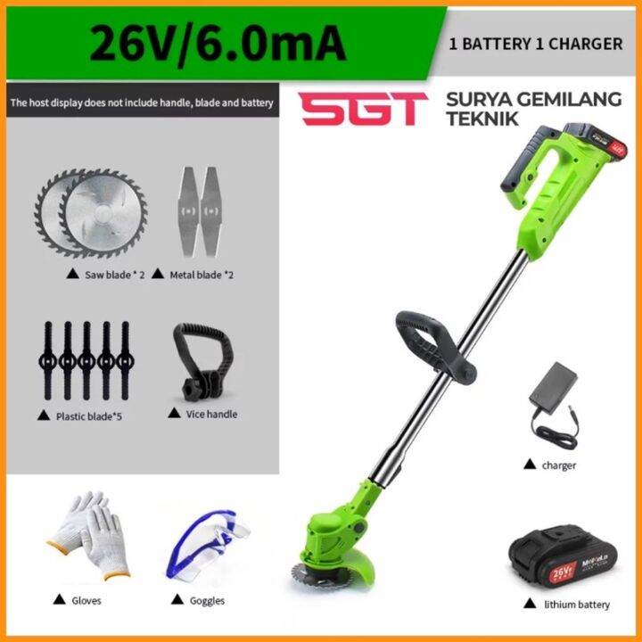 Mesin Potong Rumput Portable Alat Pemotong Rumput Tanpa Kabel Original ...