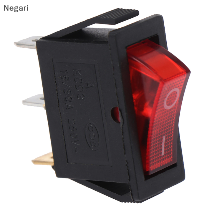 NG Motor COD Car 1 pair of KCD3 rocker power supply with 3 pin 2 switch ...