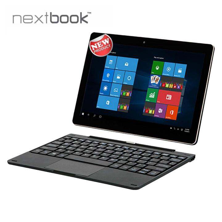 Nextbook 10.1 Quad Core Windows 10 2in1 Laptop Black | Lazada PH
