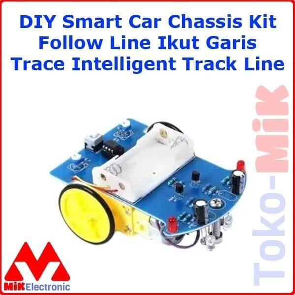 DIY SMART CAR TRACKING TRACING LINE (TRACK FOLLOW LINE IKUTI GARIS ...