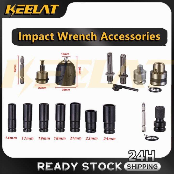 TOP oweey4 11 in 1 Electric Cordless Impact Wrench Hex Socket Head Set ...