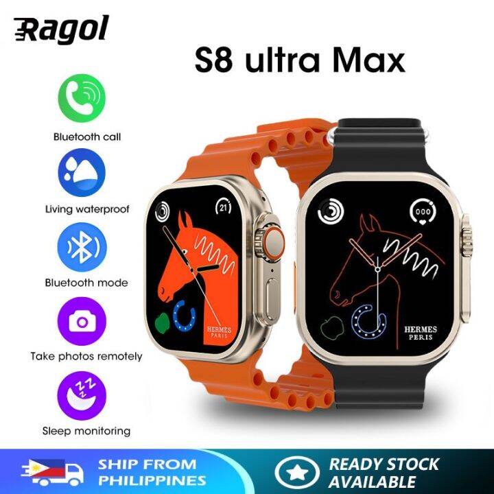 S8 Ultra Max Smart Watch 2.08 Inch Screen 49mm With Bluetooth Call NFC ...