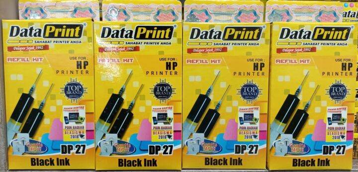 TINTA DATA PRINT DP 27 BLACK / TINTA SUNTIK HP HITAM | Lazada Indonesia