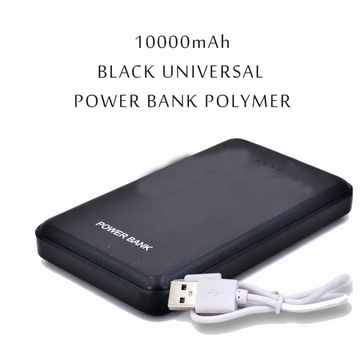 Sale! Universal Portable Dual Output Power Bank Polymer 10000 mAh ...