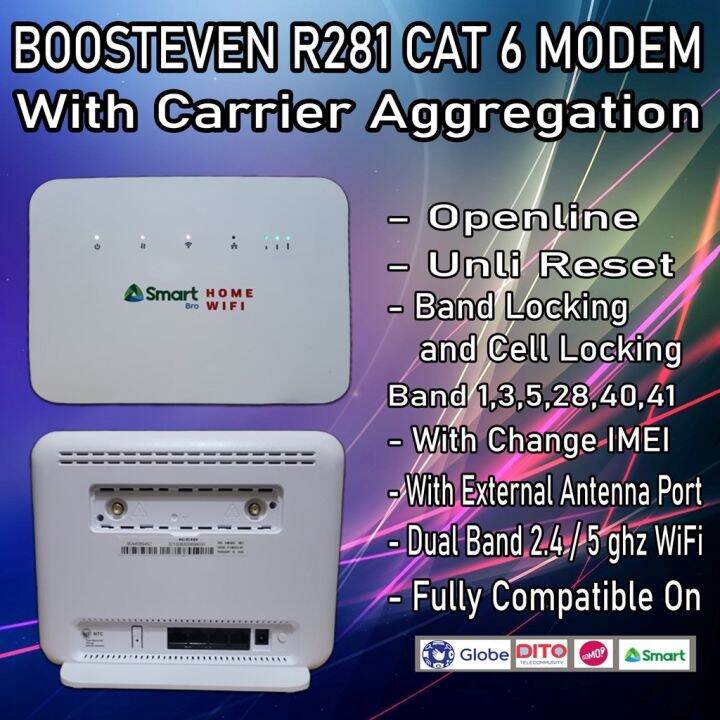 OPENLINE BOOSTEVEN R281 SMARTBRO/PLDT HOME PREPAID WIFI (BRAND NEW) | Lazada PH