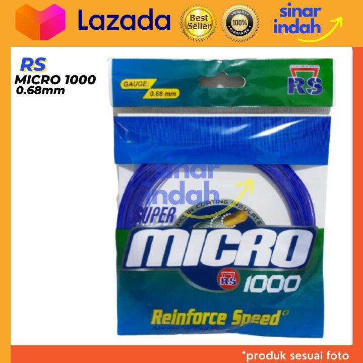 Senar Badminton RS MICRO 1000 Original / Senar Raket Badminton Murah ...