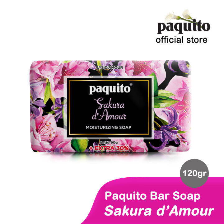 Paquito Sakura d'Amour Bar Soap Sabun Batang - 120 gr | Lazada Indonesia