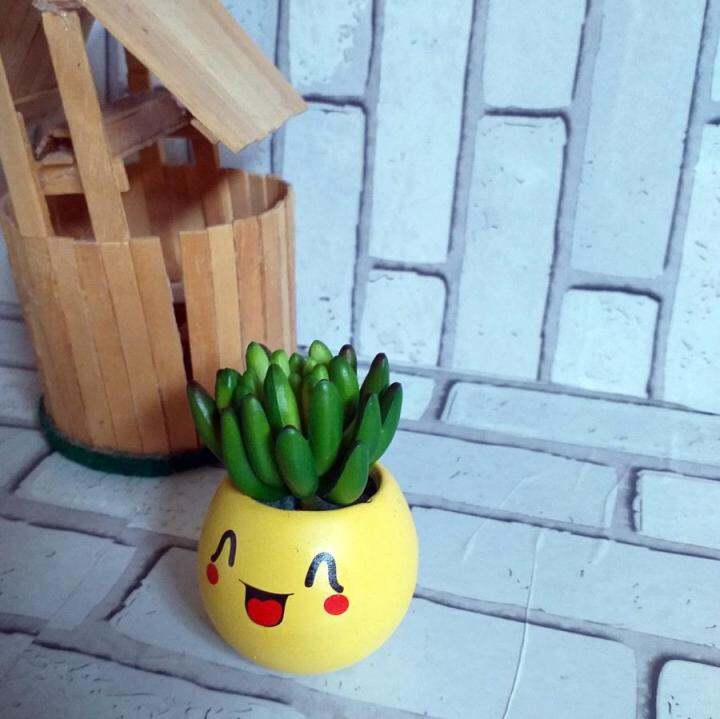 Bunga Kaktus mini cantik hiasan ruang tamu dan kantor bunga artifisial ...