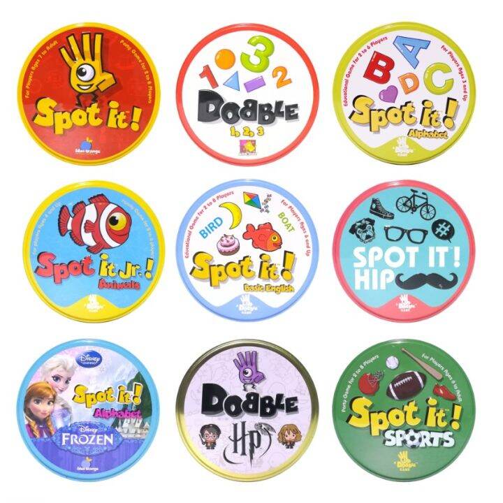Spot it card game Dobble Card Game Board Game Goodie Bag Kids Birthday ...