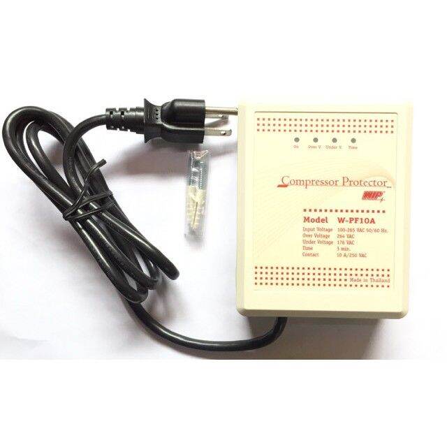 โปร++ ตัวป้องกันไฟตก ปลั๊กตู้แช่ COMPRESSOR PROTECTOR "WIP" W-PF10A 4.0 ...