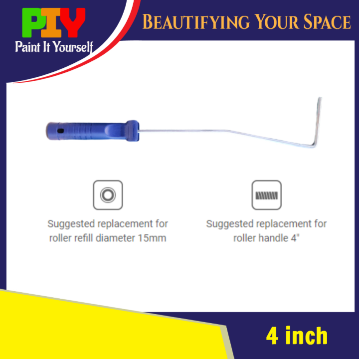 Nippon Paint 4" Single Wire Heavy-Duty Roller Handle | Lazada