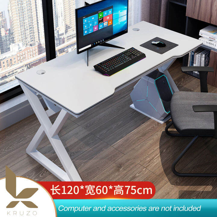 KRUZO X-GAMER Minimalist Gaming Table 120CM*60CM*75CM | Lazada PH