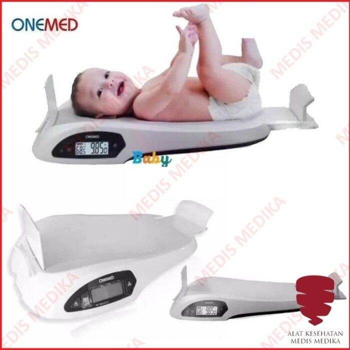 Timbangan Bayi Digital Onemed 721 Baby Scare Bluetooth Mengukur Tinggi | Lazada Indonesia