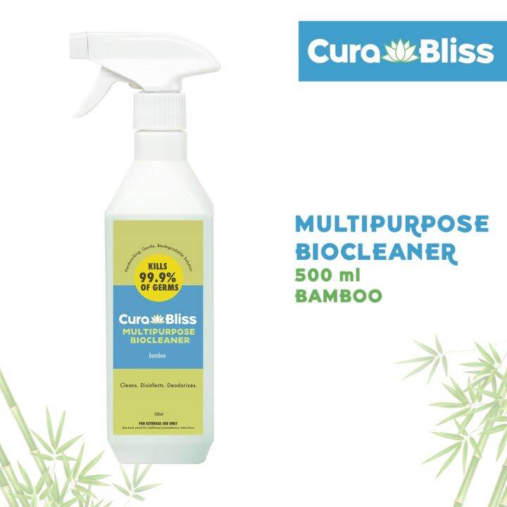 Curabliss Multipurpose BioCleaner 500ml Bottle Spray- Bamboo | Lazada PH