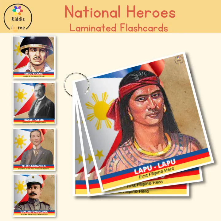 National Heroes - Laminated Flashcards | Lazada PH