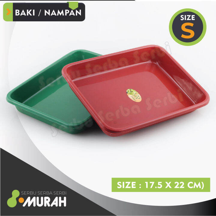 SERBU MURAH - Baki / Nampan Plastik Baki Plastik AR SMALL - 101 - Kotak ...