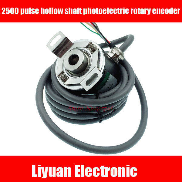 2500 Pulse Hollow Shaft Photoelectric Encoder ZKP3808 2500สาย ABZ สาม ...