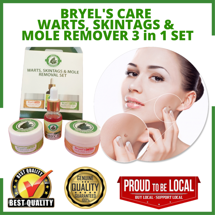Bryel's Care 3 in 1 set Original Kasoy oil with healing cream and Scarless gel /warts skintags ...