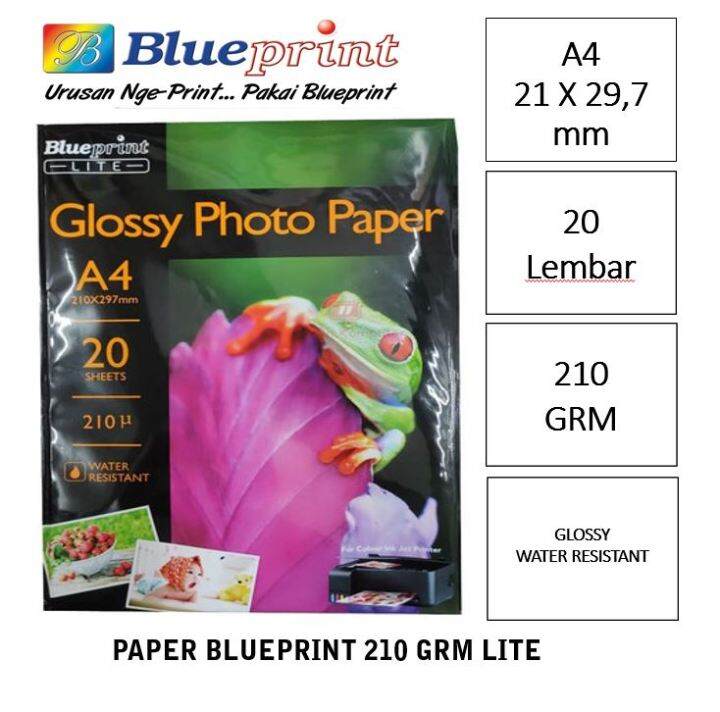 PAPER / KERTAS BLUEPRINT 210 GRAM LITE | Lazada Indonesia