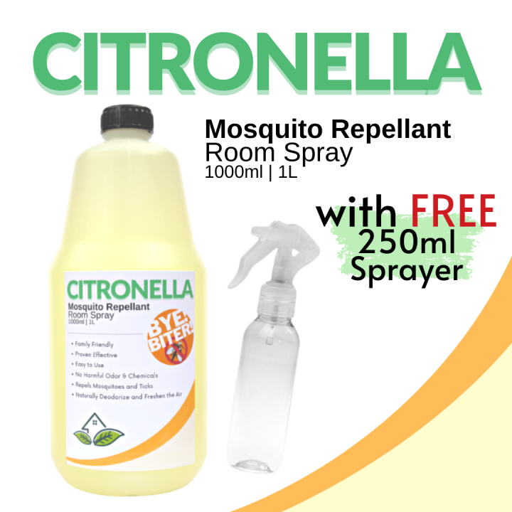 1000ml 1 Liter + FREE 250ml SPRAYER Organic Citronella refill for plant ...