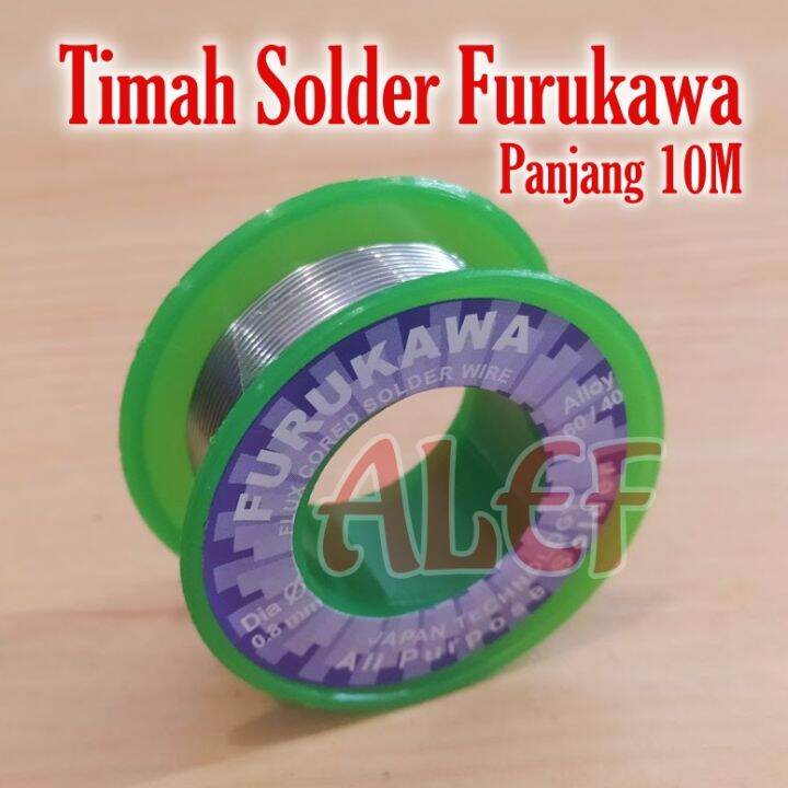 Timah solder Furukawa Roll kecil 10M 0.8 mm Rol | Lazada Indonesia