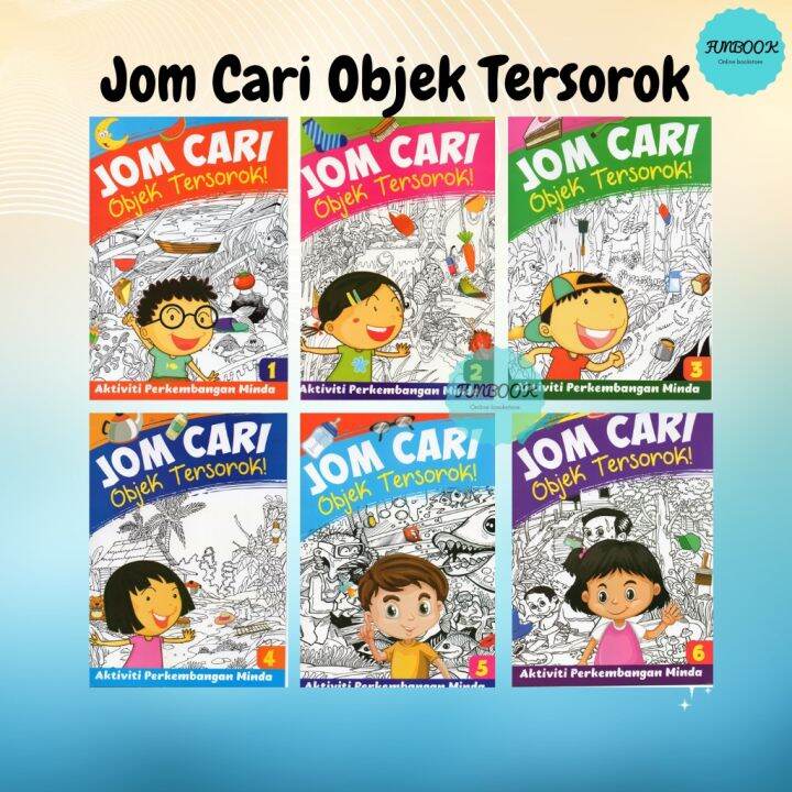 [FUNBOOK] Buku Jom Cari Objek Tersorok / Let's Find the Picture Book / Hidden Pictures | Lazada