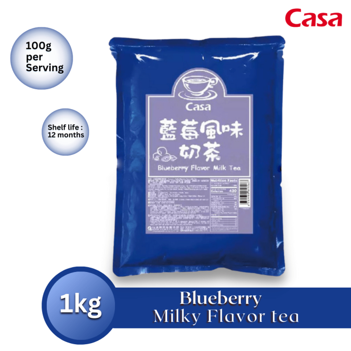 CASA Blueberry Milky Flavor Tea 1kg | Lazada PH