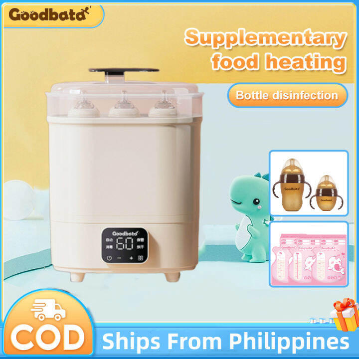 Goodbata Bottle Sterilizer For Baby Upgrade 5-in-1 Large Capacity Steam ...