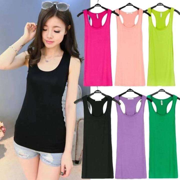 RM cotton spandex racer back sando top for women#8805 | Lazada PH
