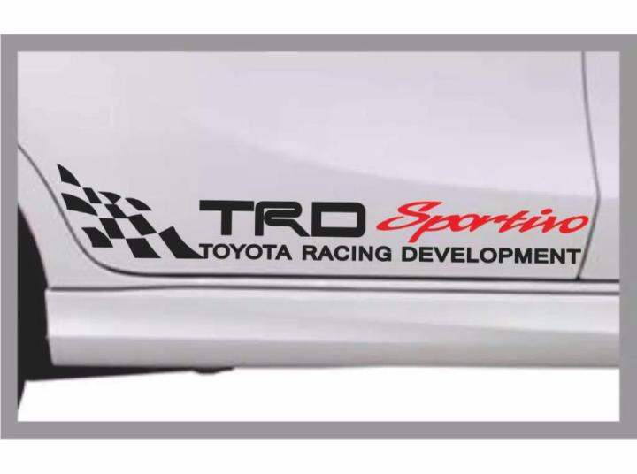 Cutting Sticker TRD sportivo toyota racing | Lazada Indonesia