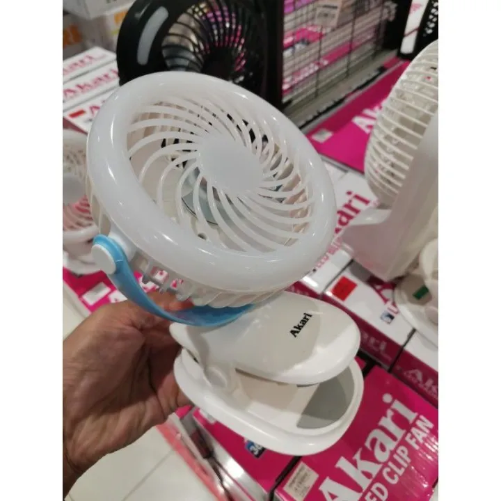 Akari 360° LED Clip Fan | Lazada PH