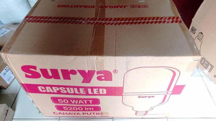 Bohlam lampu LED Jumbo 50 watt Surya Capsule 50watt Capsul 50 w Kapsul 50w SNI Bergaransi ...