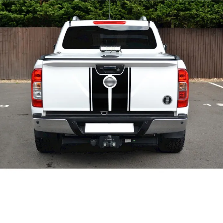 For NISSAN NAVARA NP300 Car Sticker Tail Door Rear Trunk Cool Shark ...