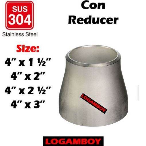 CONE REDUCER STAINLESS STEEL WELDING REDUCER SOCKET SS304 BUTTWELD ...