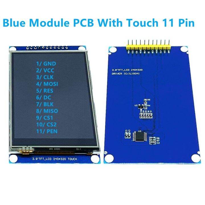 2.8 inch TFT LCD Module with Touch Panel ILI9341 Drive IC 240*320 ...